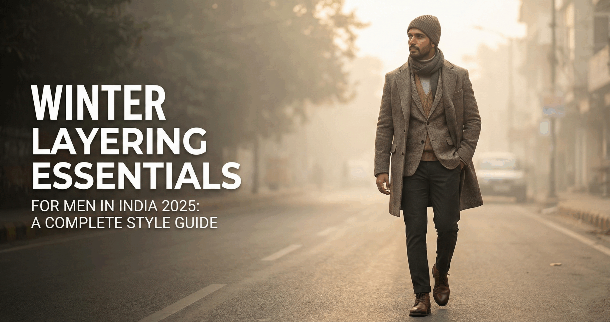 How to Layer Clothes in Winter for Men in India
