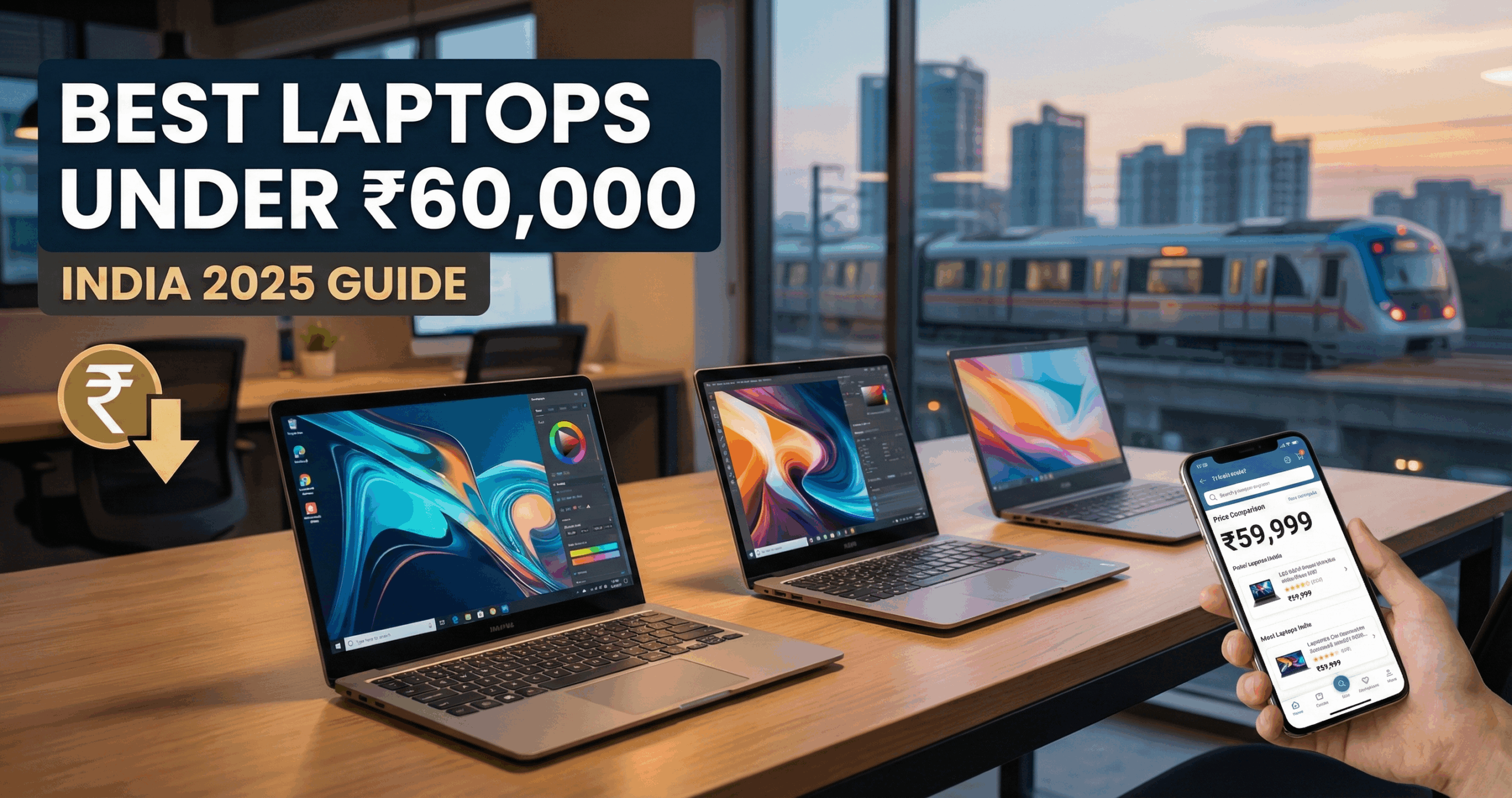 Best Laptops Under ₹60,000 in India (2025) | Top 5 Picks